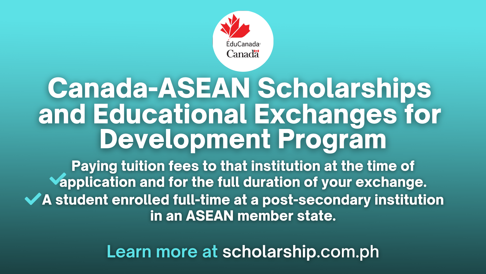 Canada-ASEAN Scholarships and Educational Exchanges for Development ...